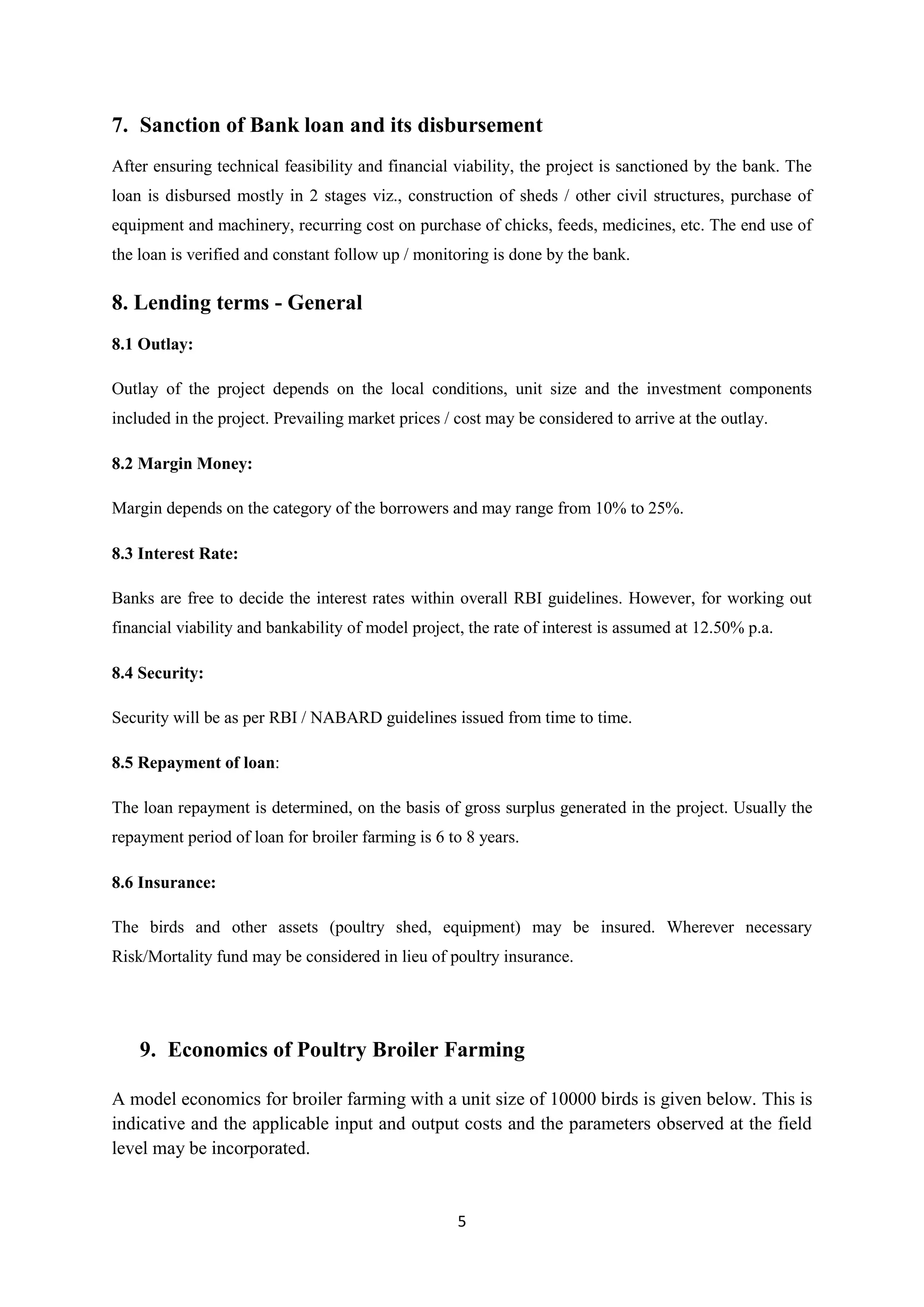 Poultry broiler farming 10000 birds | PDF