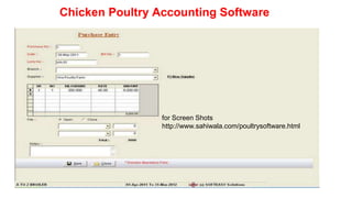 Poultry broiler software | PPT