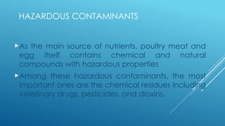 Chemical Contaminants of poultry products | PPT