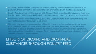 Chemical Contaminants of poultry products | PPT