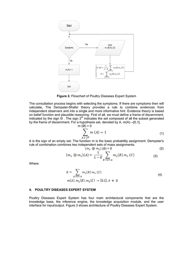 Poultry Diseases Expert System using Dempster-Shafer Theory | PDF