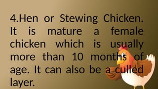 POULTRY DISHES COOKING METHODS CLASSIFICATION OF CHICKEN.pptx
