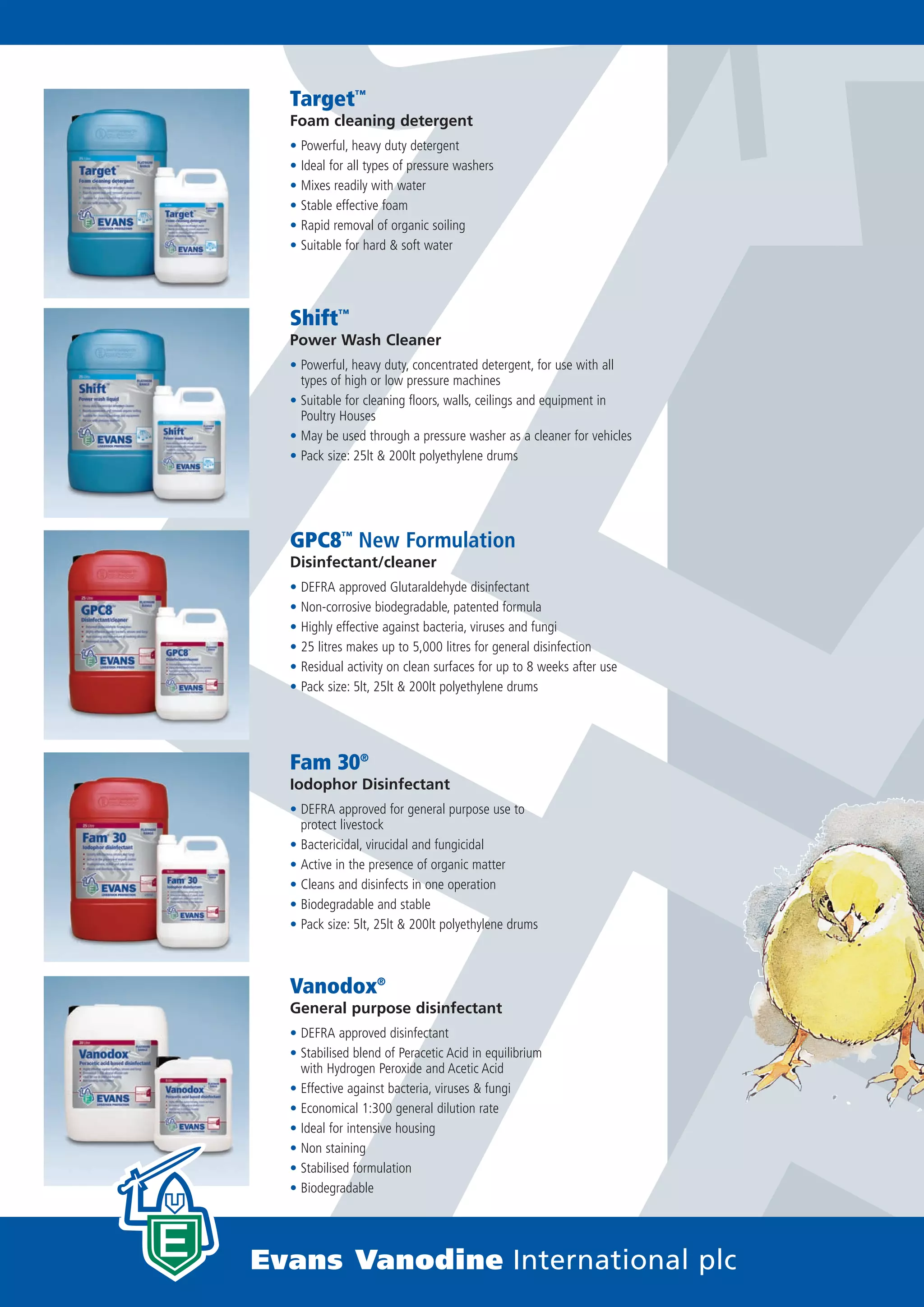 برنامج تطهير مزارع الدواجن - شركة إيفنز | PDF