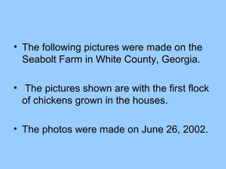 Poultry Equipment Used On Broiler Farms | PPT