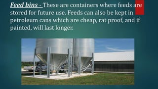 Poultry equipment and facilities | PPTX