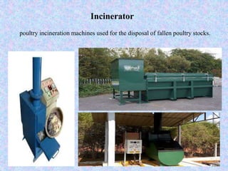 Poultry equipments | PPTX