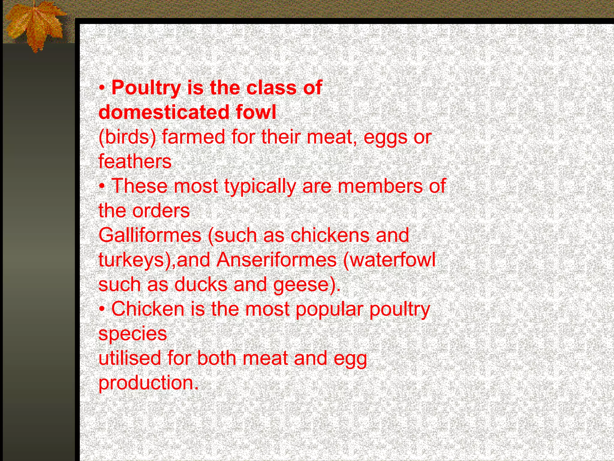 Poultry farming Shared By Abdul Qahar | PPT