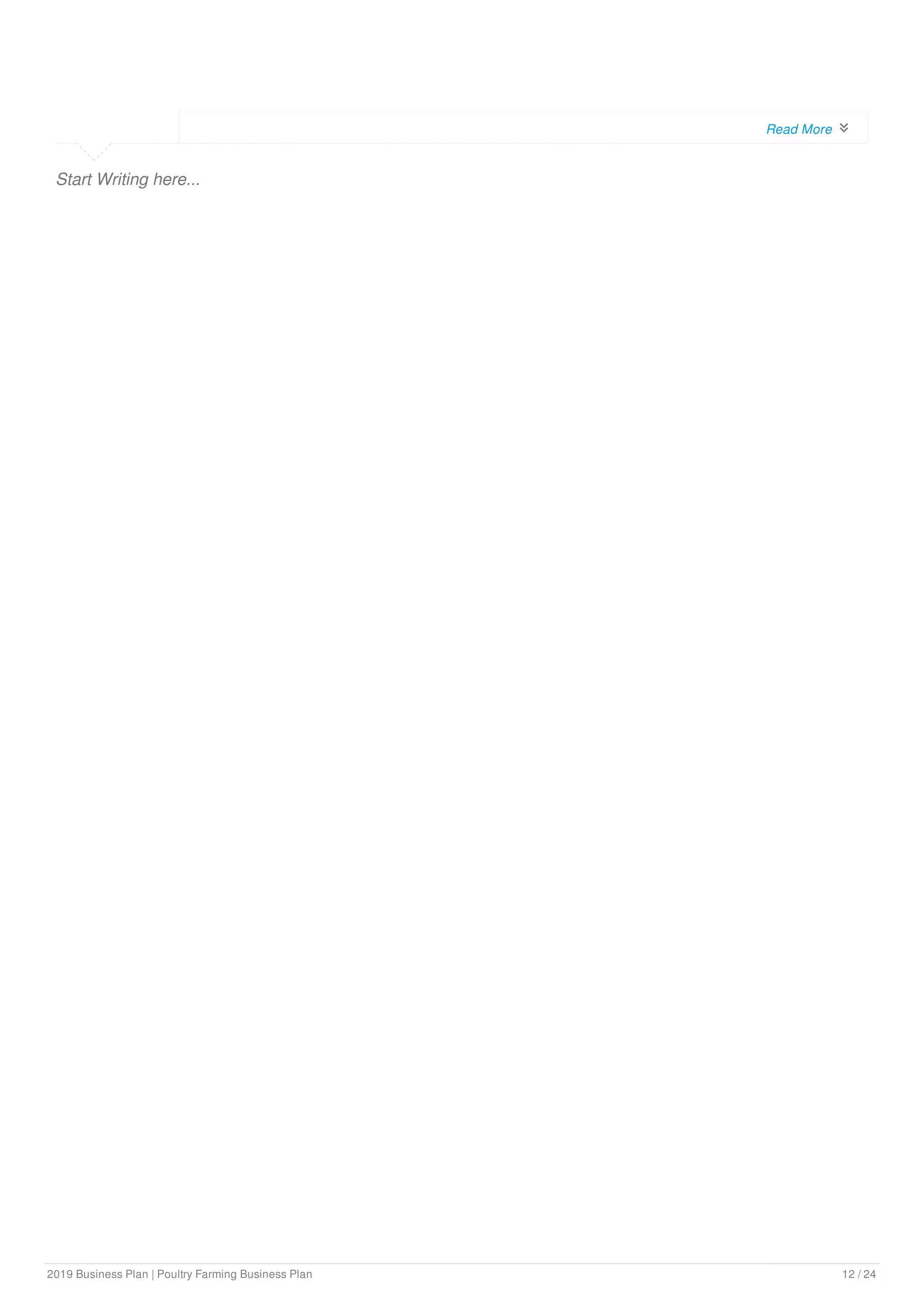 Poultry farming business plan example | PDF