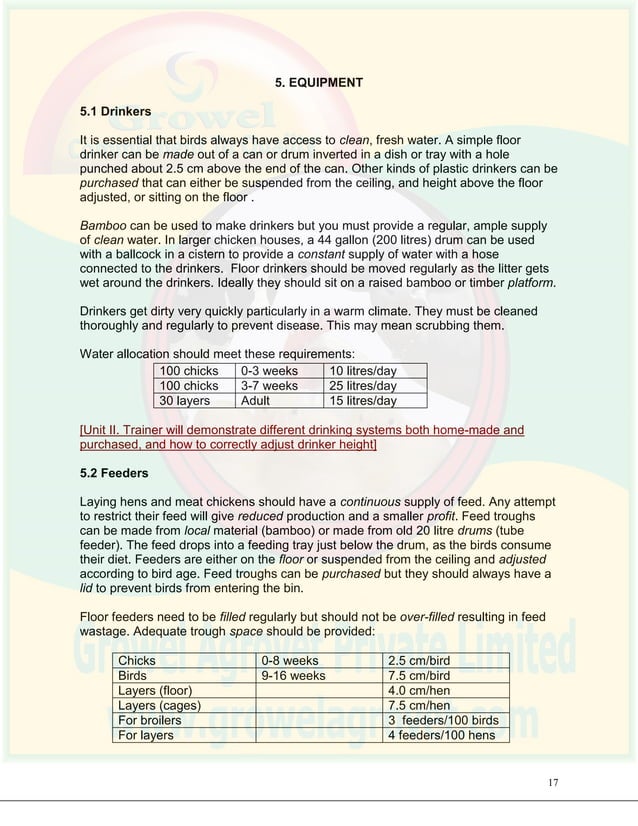 Poultry Farming Training Course | PDF