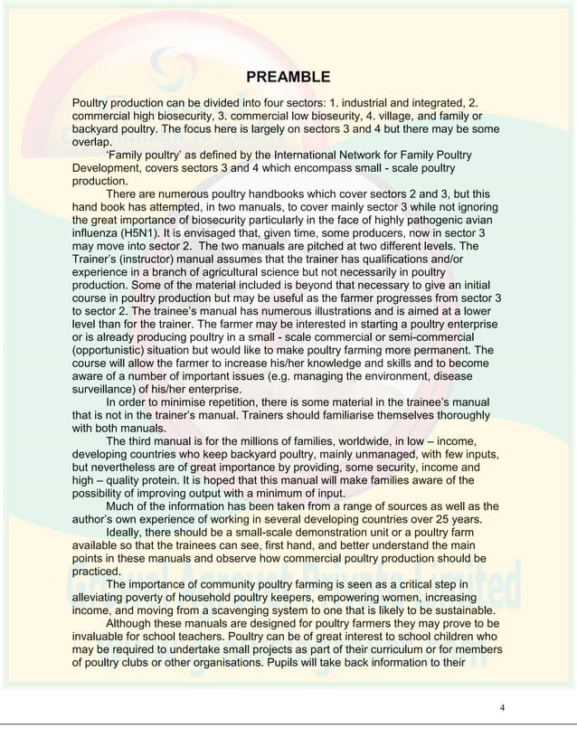 Poultry Farming Training Course | PDF