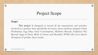Poultry Farm Management System | PPTX