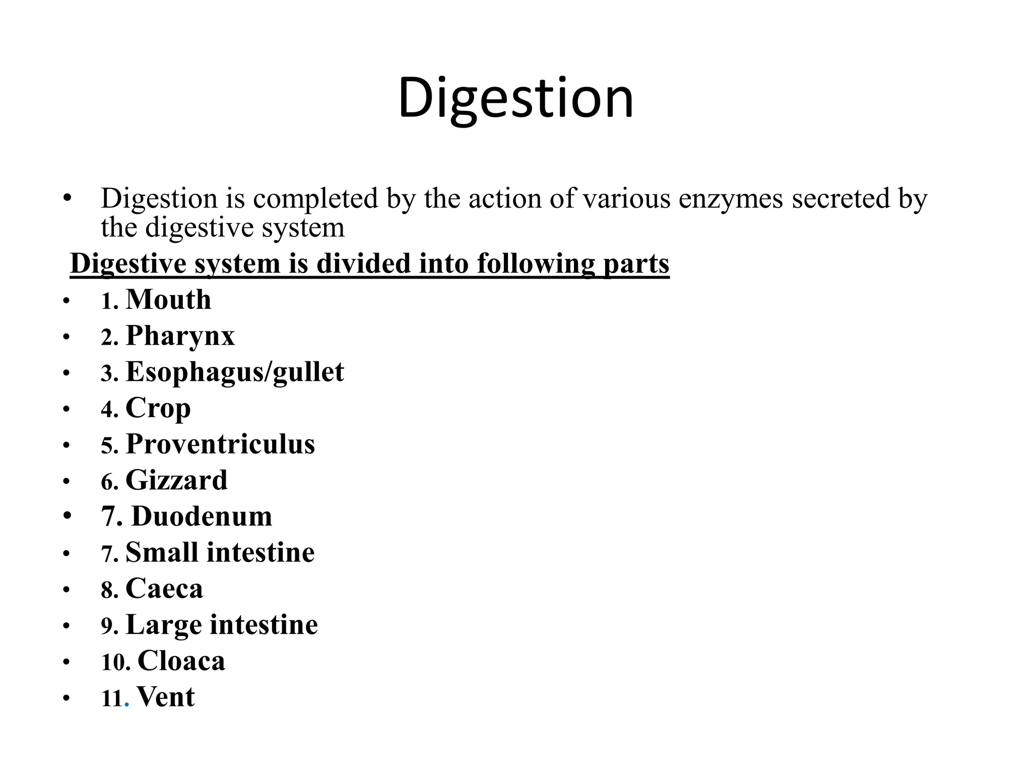 digestive system of Poultry | PPTX
