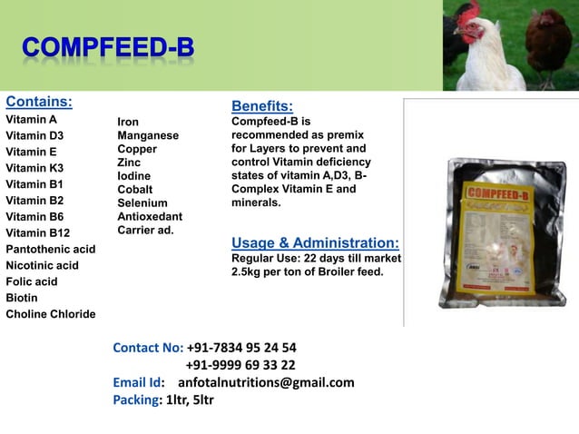 Poultry feed supplement | PPT