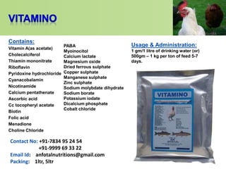 Poultry feed supplement | PPT