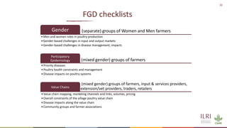 Improving animal health services to village poultry production systems ...