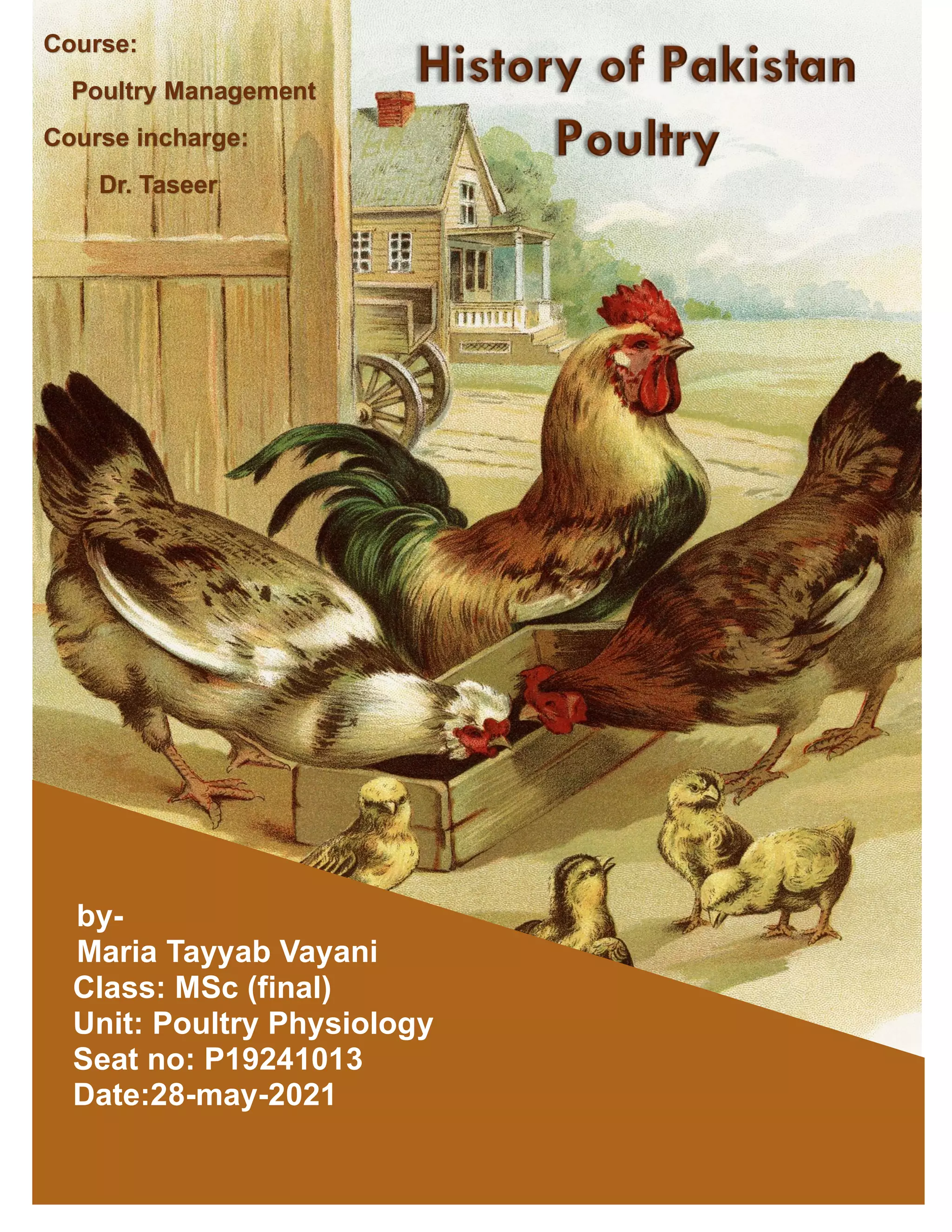 History of Poultry in Pakistan | PDF