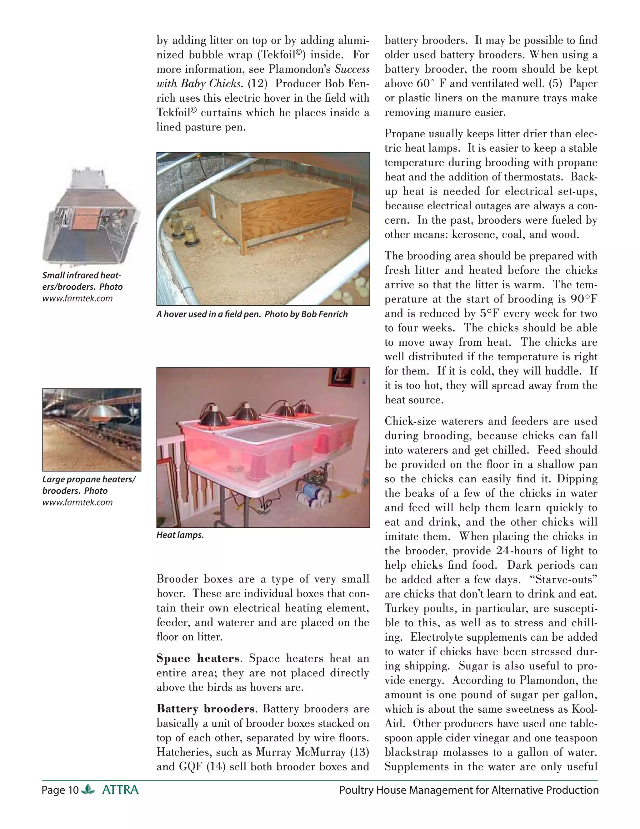 Poultry House Management for Alternative Production | PDF