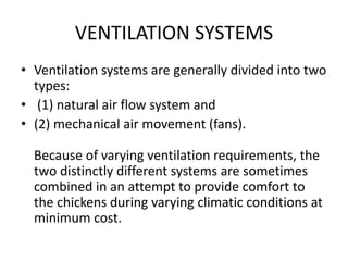 POULTRY HOUSE VENTILATION and Management.pptx