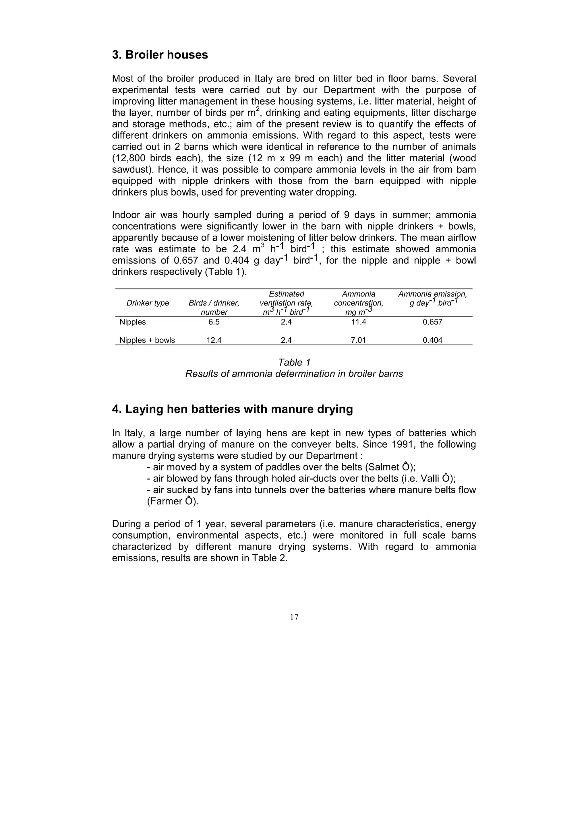 Poultry Housing And Manure Management Systems | PDF