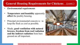 Poultry housing management and shelter Management | PPT