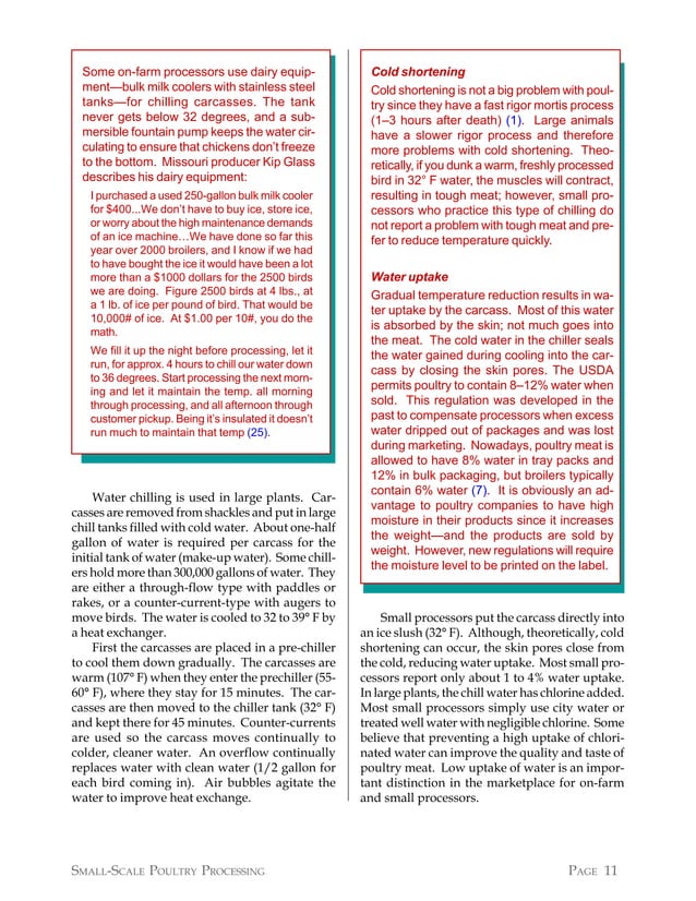 Small-Scale Poultry Processing | PDF