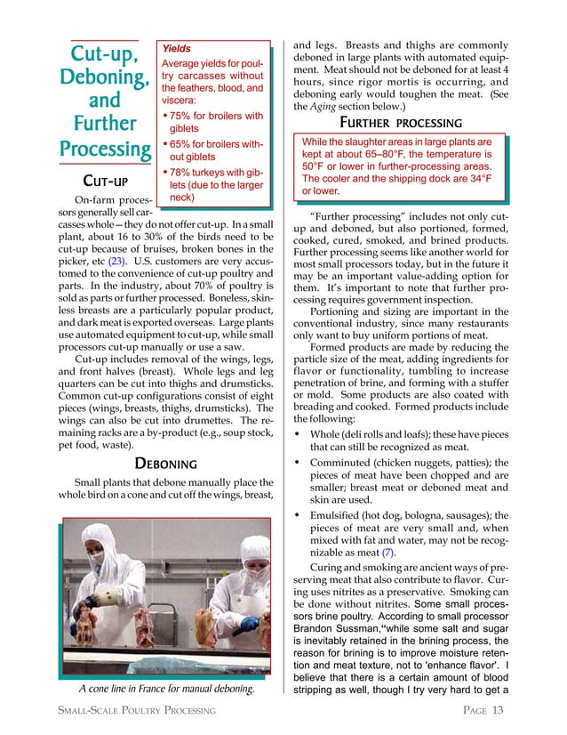 Small-Scale Poultry Processing | PDF
