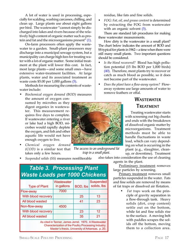 Small-Scale Poultry Processing | PDF