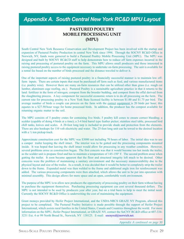 Small-Scale Poultry Processing | PDF
