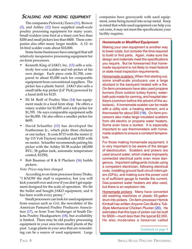 Small-Scale Poultry Processing | PDF