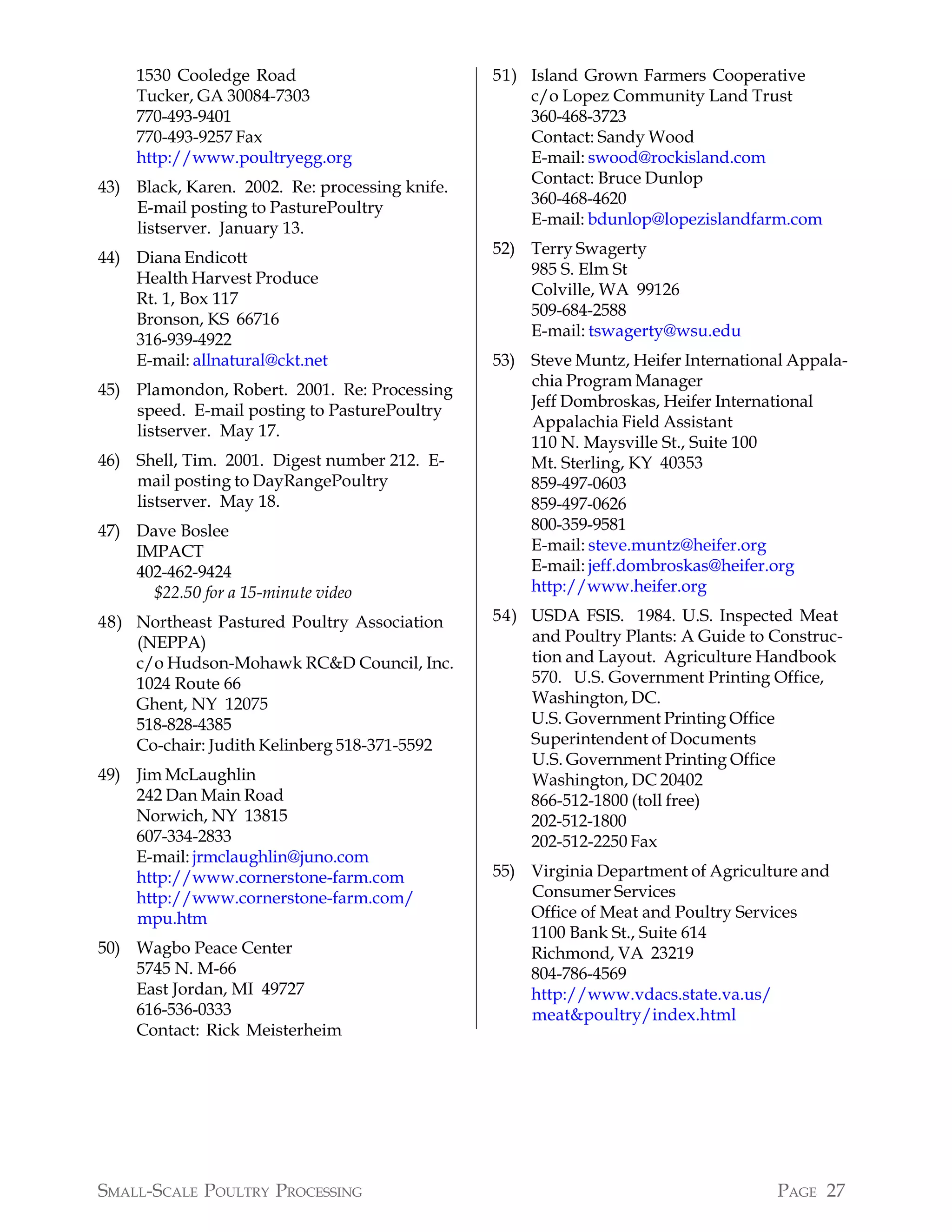 Small-Scale Poultry Processing | PDF