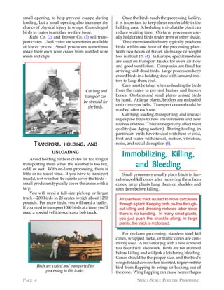 Small-Scale Poultry Processing | PDF | Agriculture | Industries