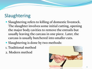 Poultry processing | PPTX