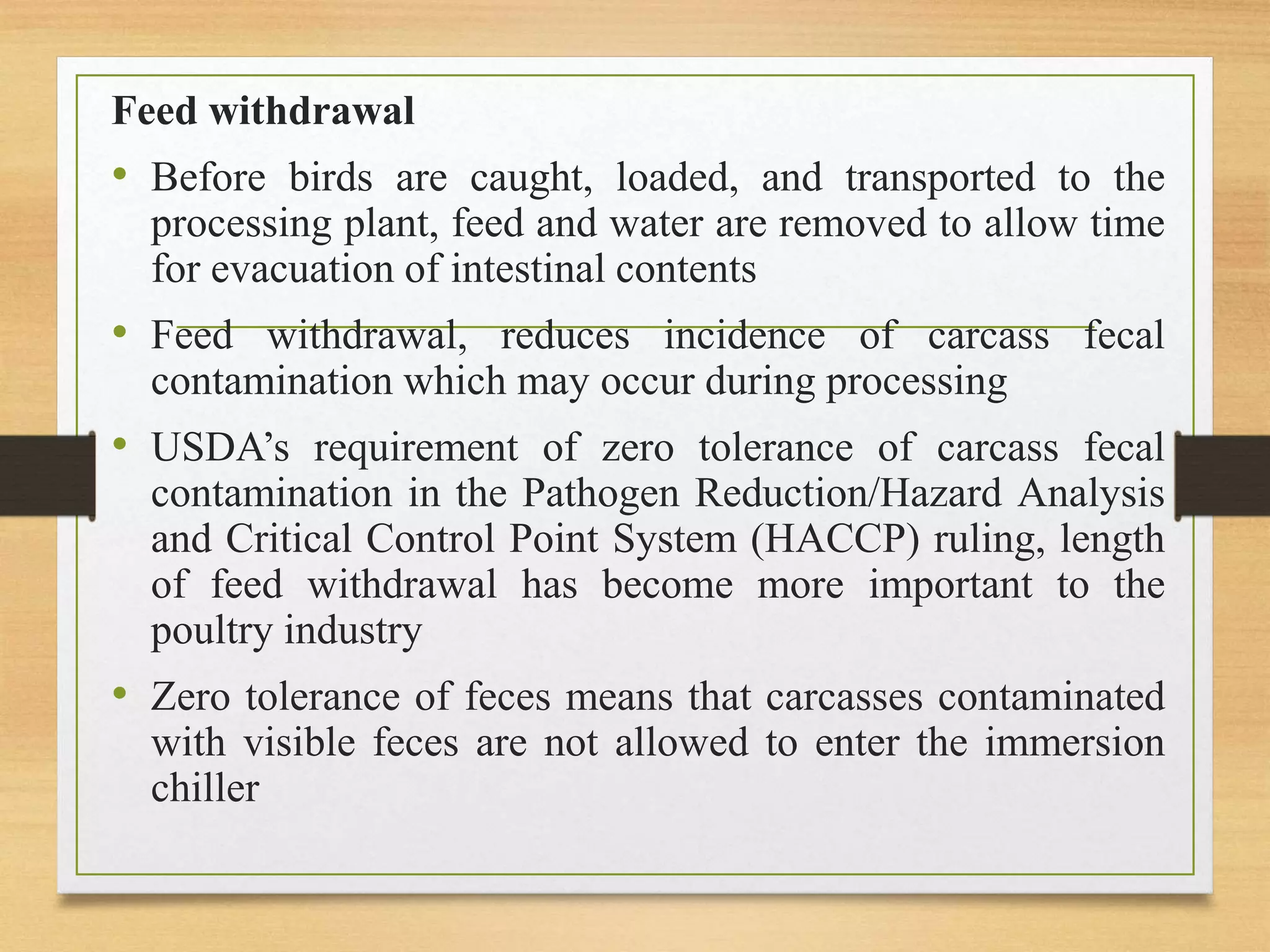 Poultry processing (1) | PPTX