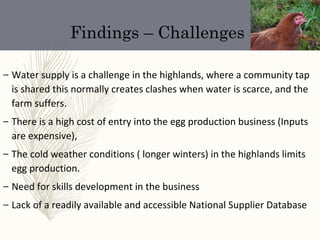 Poultry Value Chain Analysis in Lesotho - Egg Production | PPT