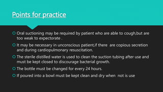 Oral suction | PPTX