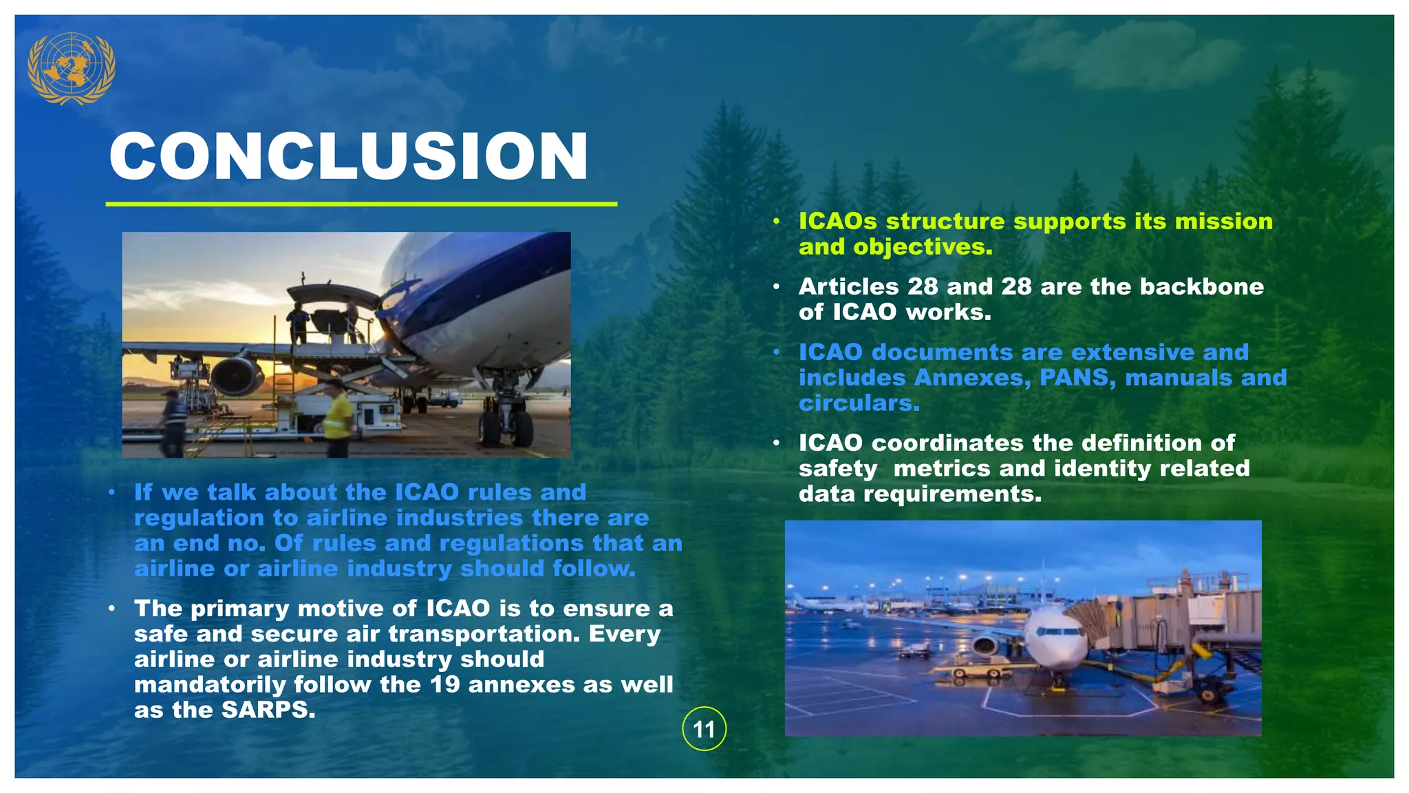 ICAO Rules and Regulations in Airline Industry And ICAO Annexes | PPTX