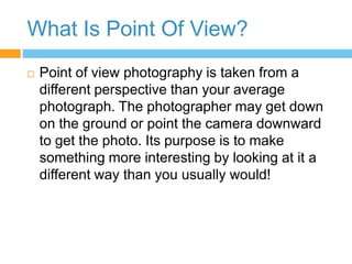 Point Of View Research | PPTX