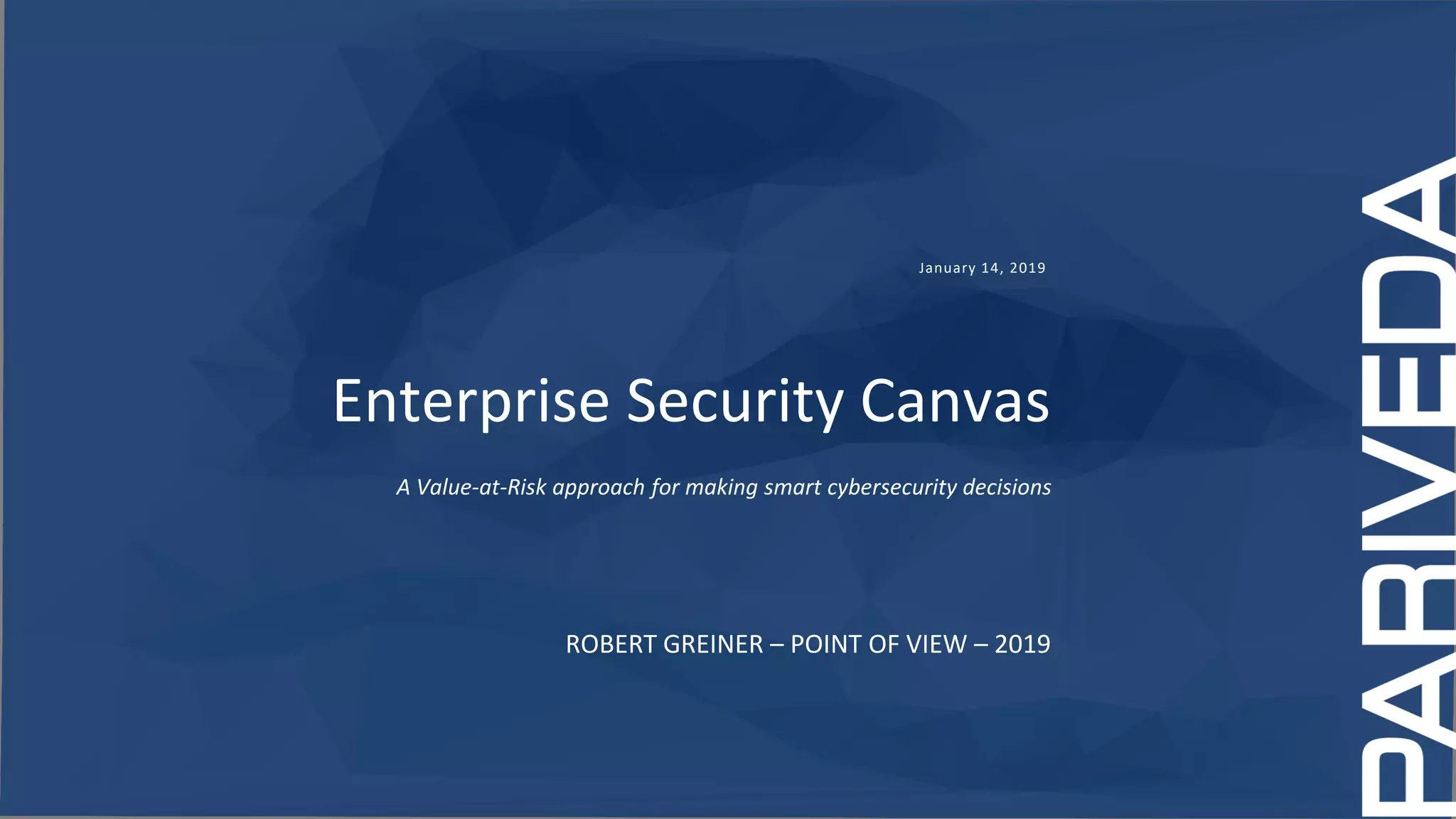 POV - Enterprise Security Canvas | PDF
