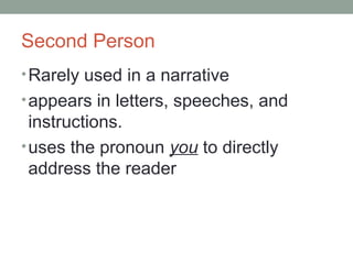 Pov characterization theme | PPT | Fiction | Books and Literature