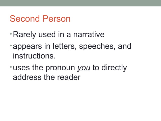 Pov characterization theme | PPT | Fiction | Books and Literature