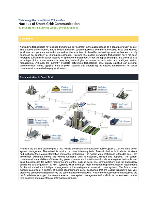 Nucleus of Smart Grid: Communication | PDF