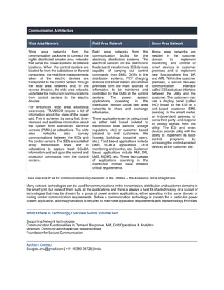 Nucleus of Smart Grid: Communication | PDF