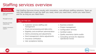 Dell Healthcare Services: Staffing and Enrollment | PPTX