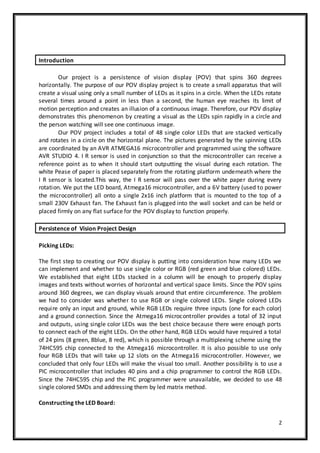 Persistence of Vision Display | DOCX