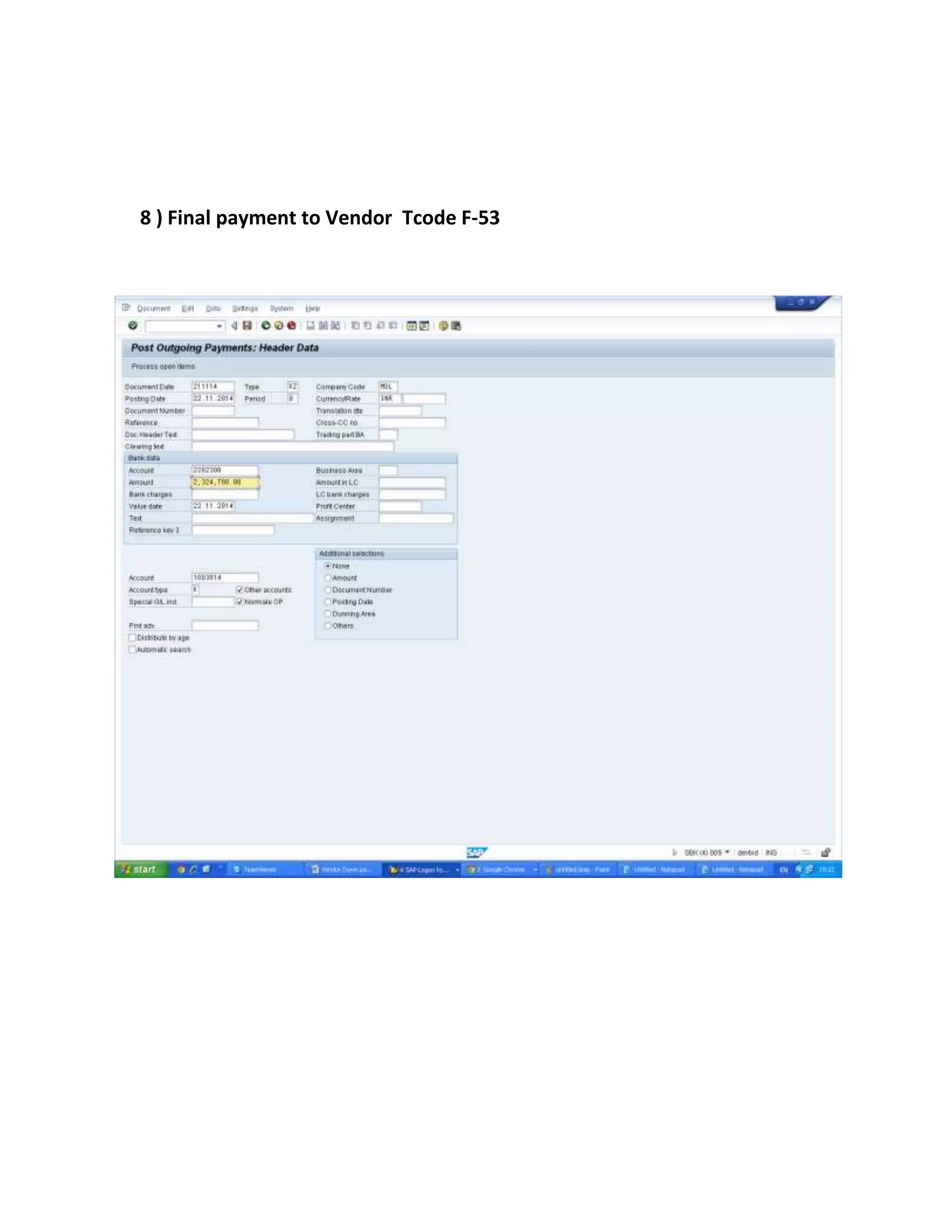 Po vendor down pay process SAP | PDF