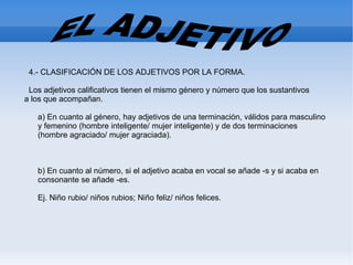 El Adjetivo | ODP
