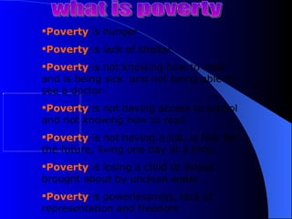Make poverty History | PPT