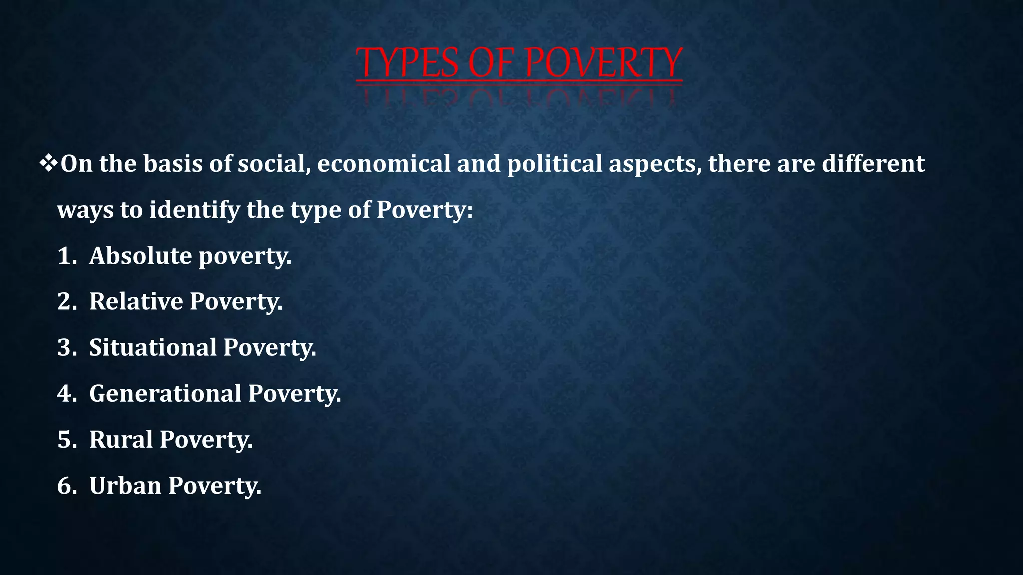 Poverty Presentation | PPTX