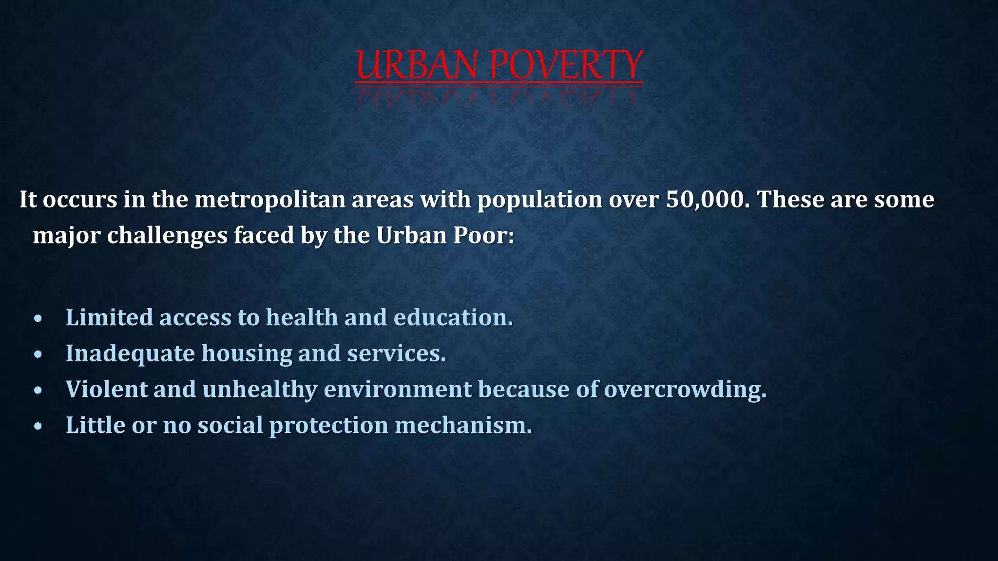 Poverty Presentation | PPTX