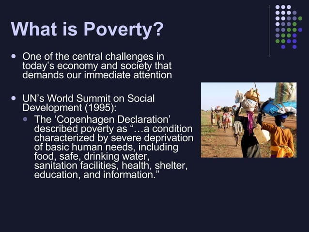 Global Poverty | PPT | Debated Sensitive Social Issues | Sensitive Topics